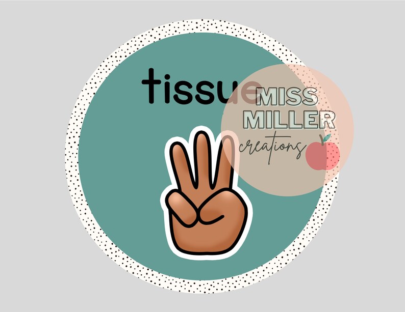 Boho Tropics Hand Signals Classroom Posters editable - Etsy