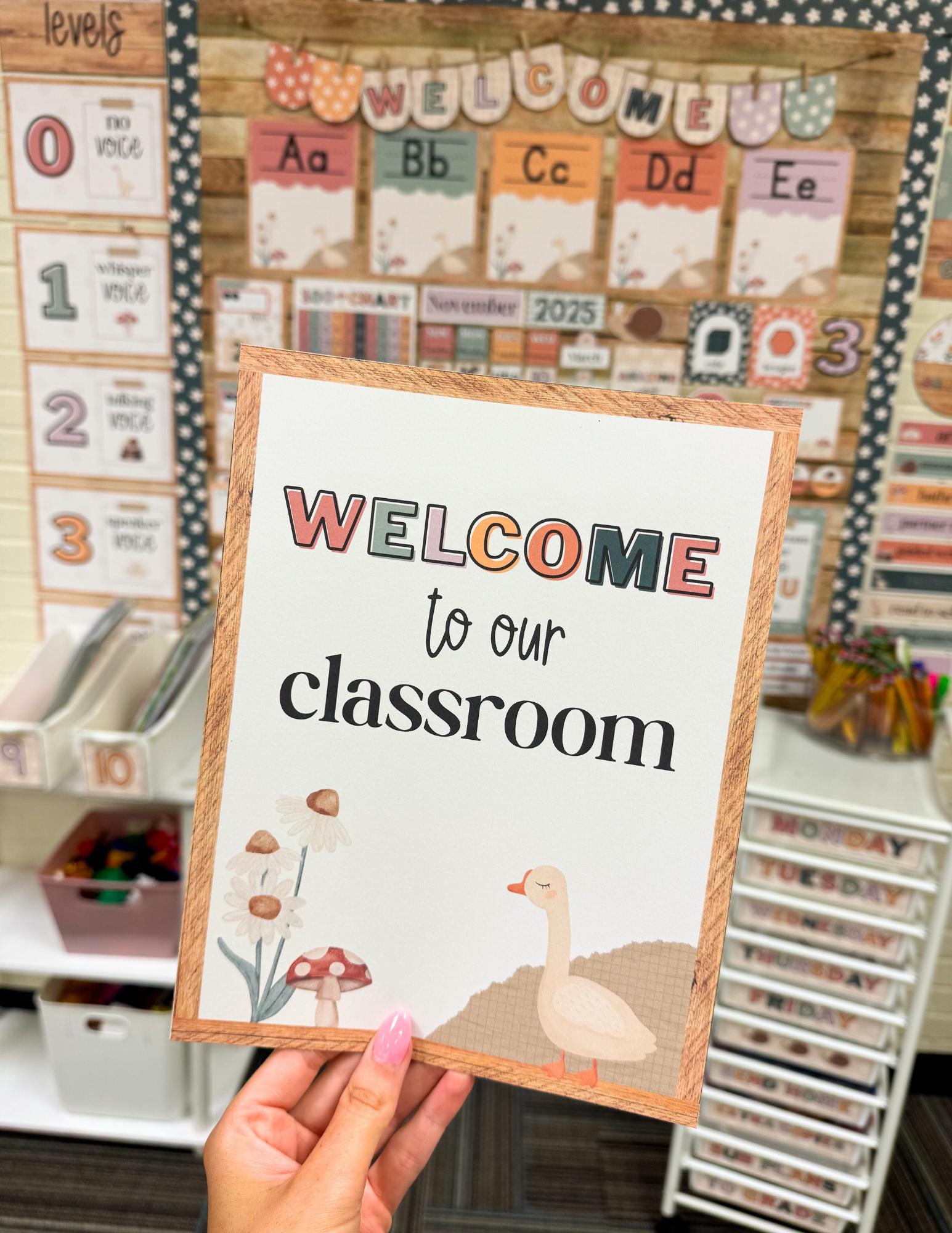 Cottagecore Complete Classroom Collection [editable] - Etsy