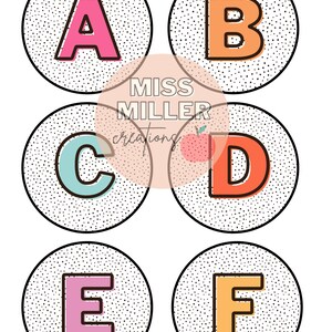 Groovy Glitter Word Wall [editable] - Etsy