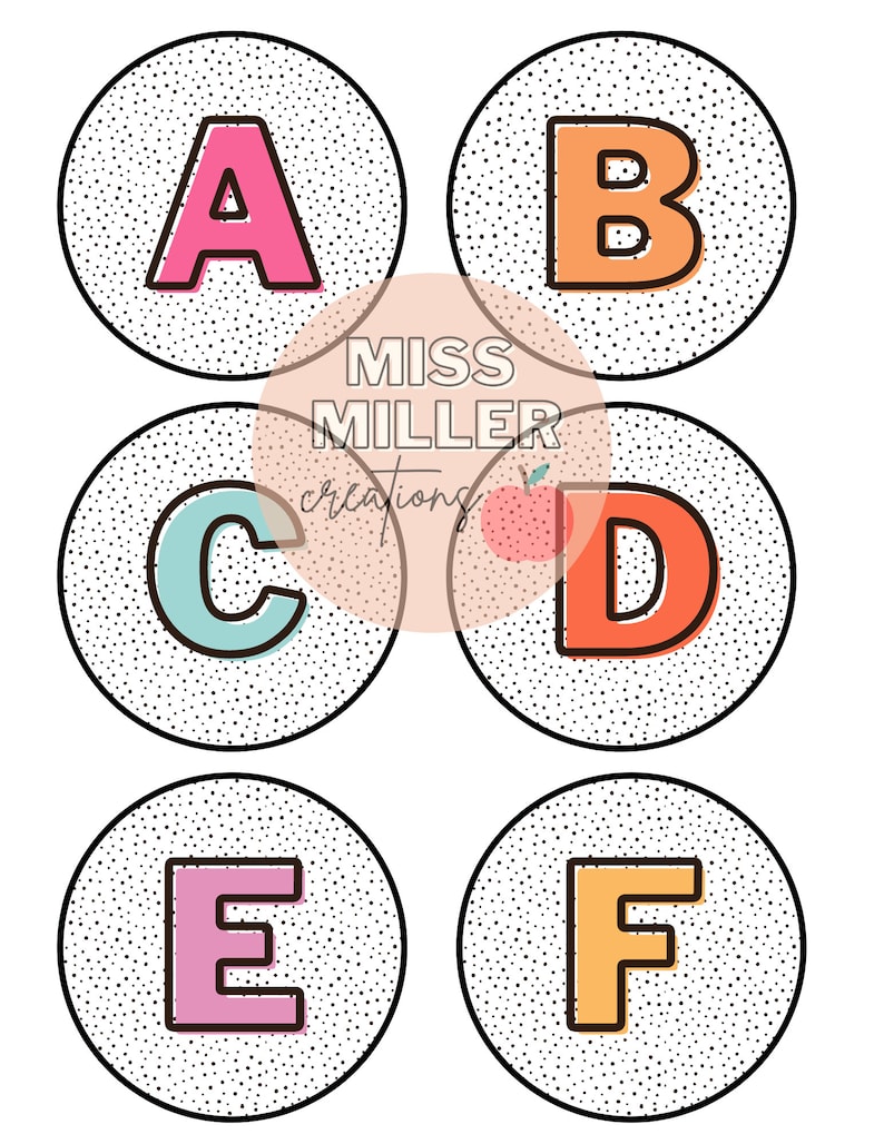 Groovy Glitter Word Wall [editable] - Etsy