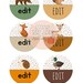 Woodland Classroom Labels [editable] - Etsy
