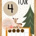 Woodland Classroom Number Posters - Etsy