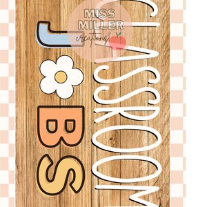 Daisy Dreams Class Jobs Display [editable] - Etsy