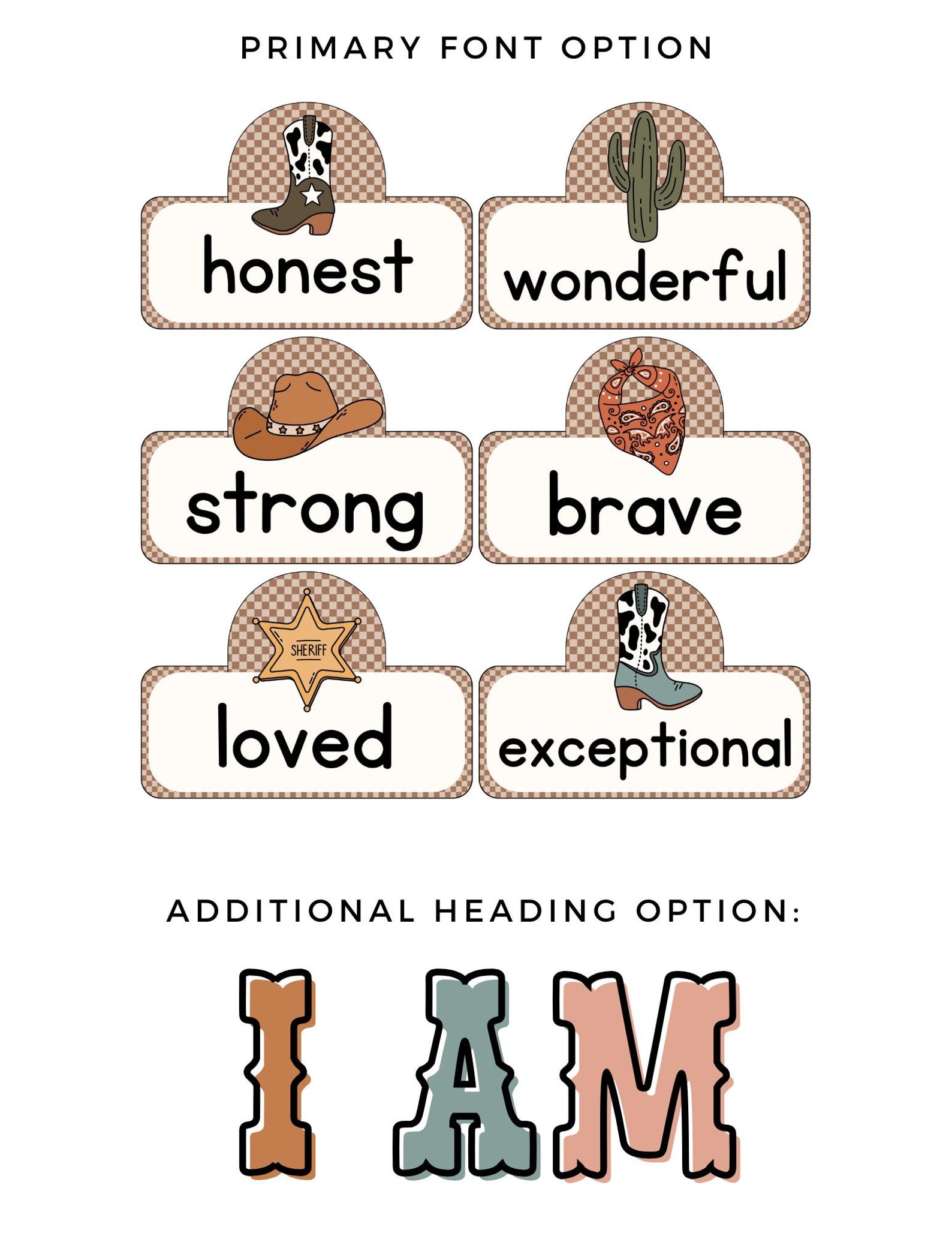 Wild Wild West Affirmation Station - Etsy