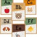 Woodland Classroom Alphabet Posters - Etsy