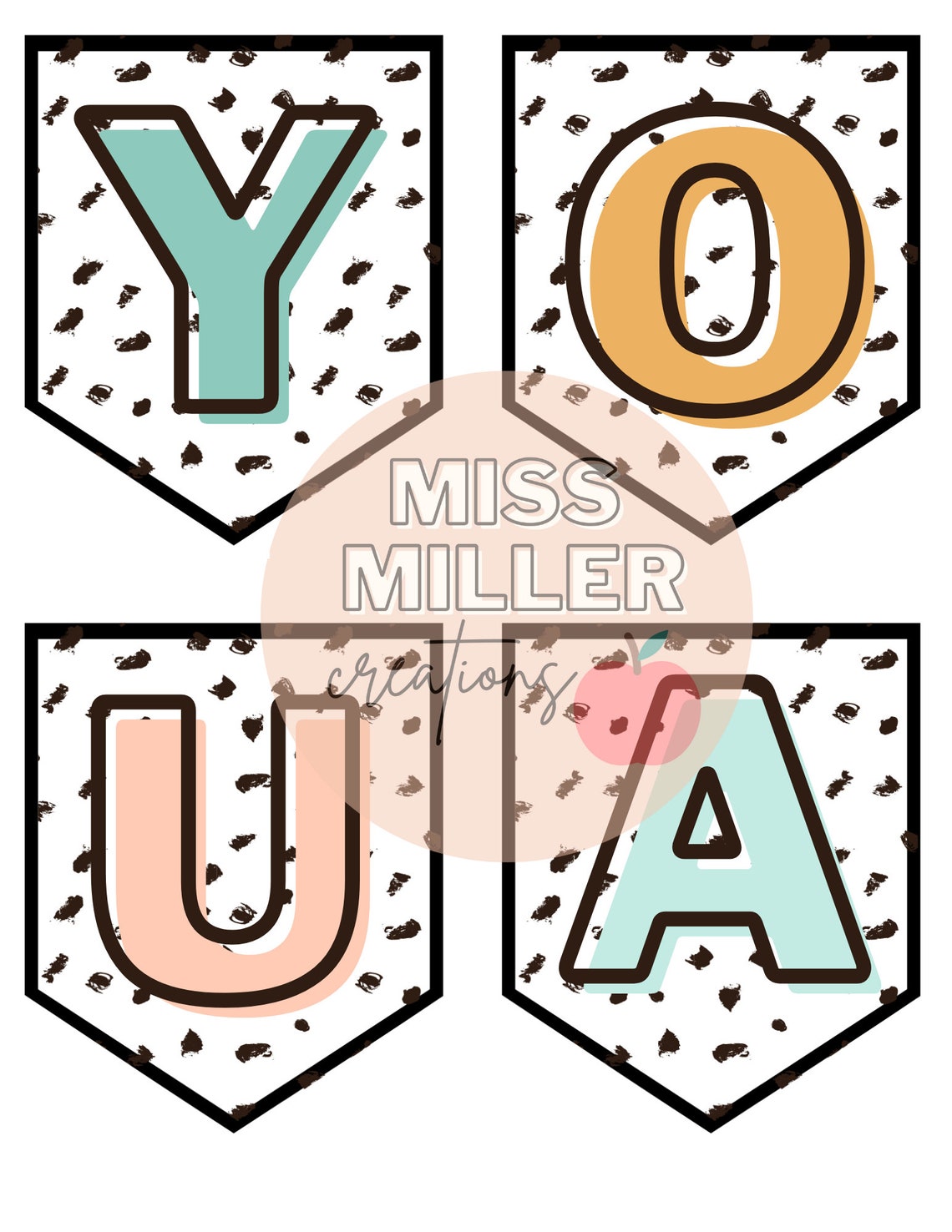 Modern Boho Rainbow Affirmation Station - Etsy