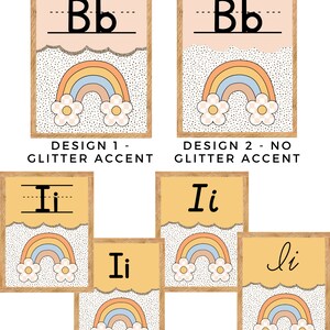 Daisy Dreams Alphabet Posters - Etsy