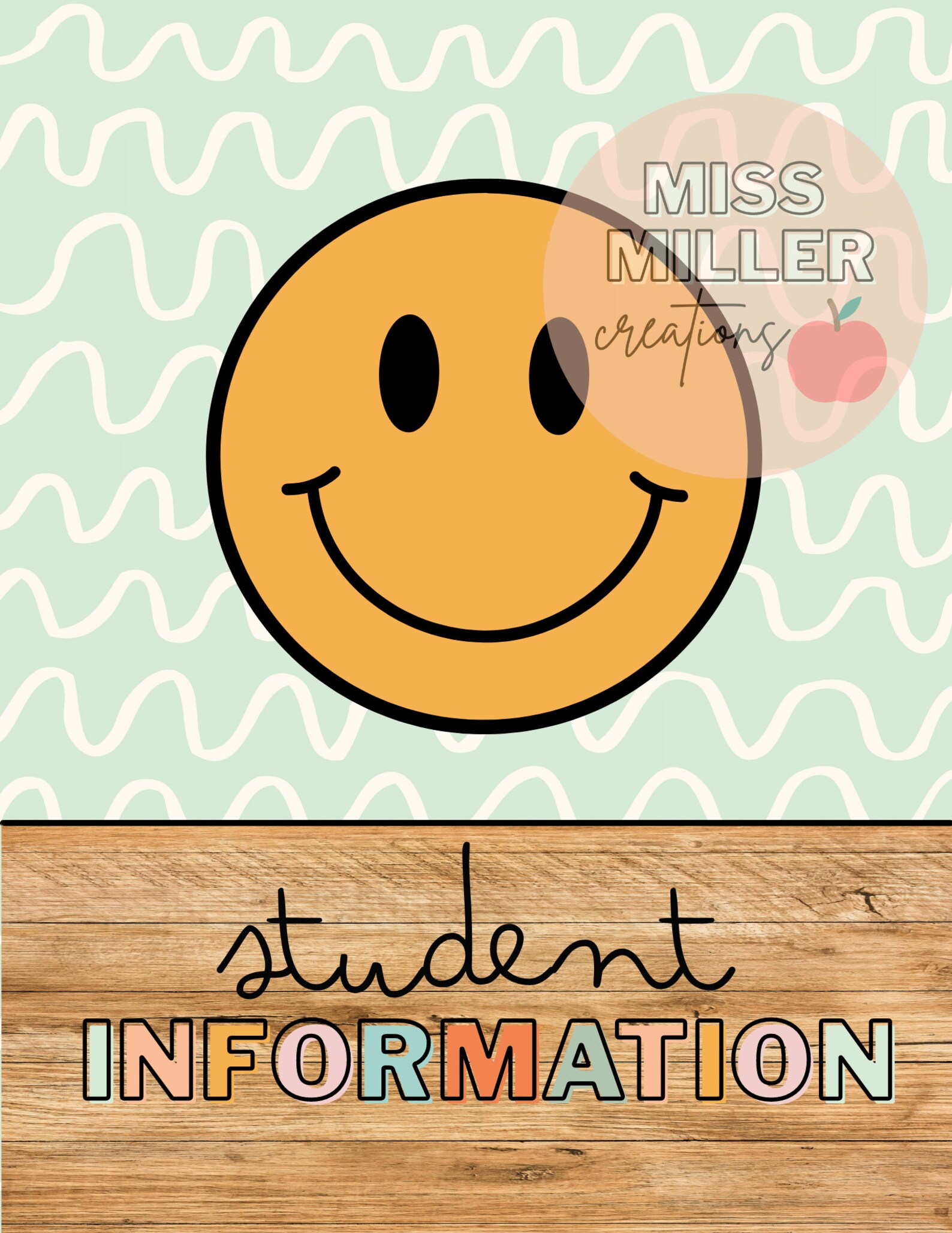 Groovy Boho Binder Covers editable - Etsy