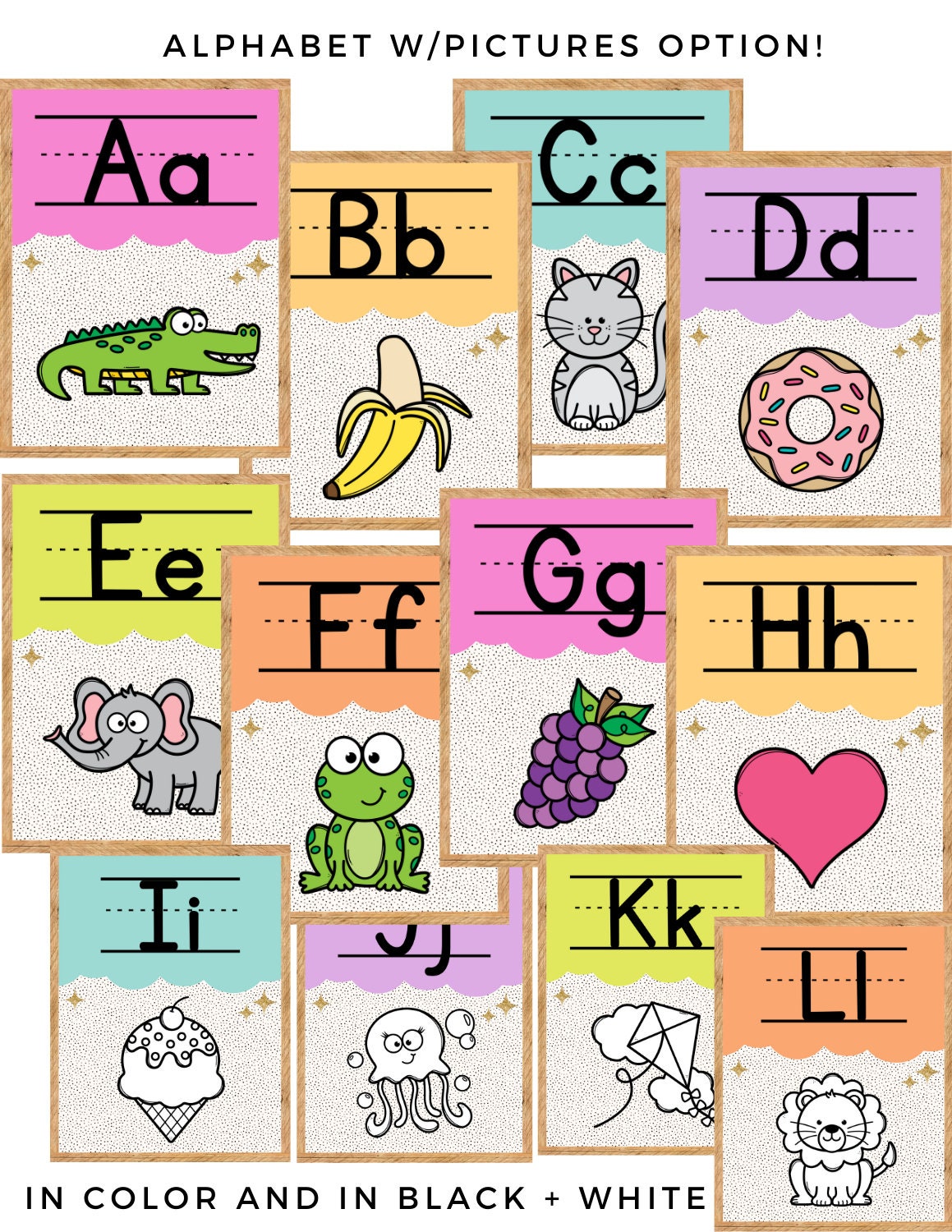 Disco Era Classroom Alphabet - Etsy