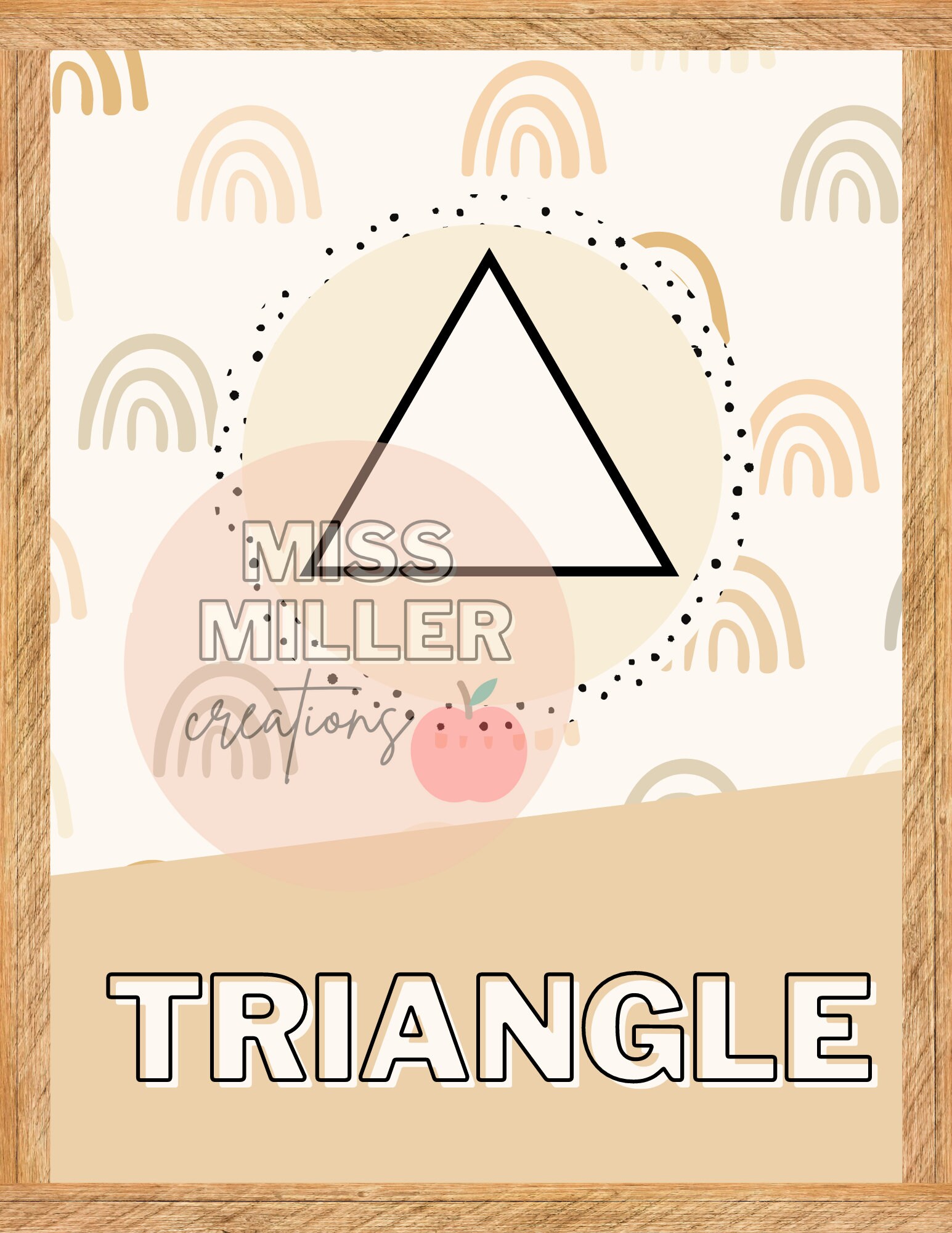 Neutral Boho Rainbow Shape Posters - Etsy