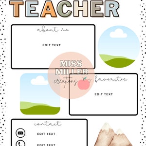 Adventure Meet the Teacher Template - Etsy