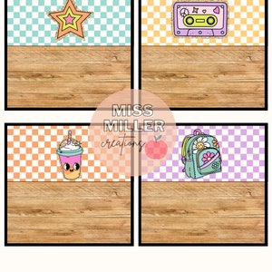 Disco Era Classroom Labels [editable] - Etsy