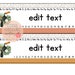 Boho Tropics Desk Plates [editable] - Etsy