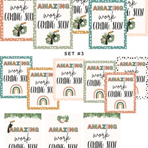Boho Tropics Work Coming Soon Posters - Etsy
