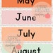 Groovy Boho Classroom Calendar - Etsy