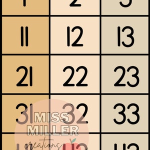 Neutral Boho Rainbow Classroom Math Displays - Etsy