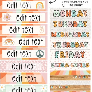 Groovy Boho Volume II 10-drawer Cart Labels - Etsy