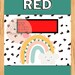 Modern Boho Rainbow Classroom Color Posters - Etsy