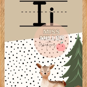 Woodland Classroom Alphabet Posters - Etsy