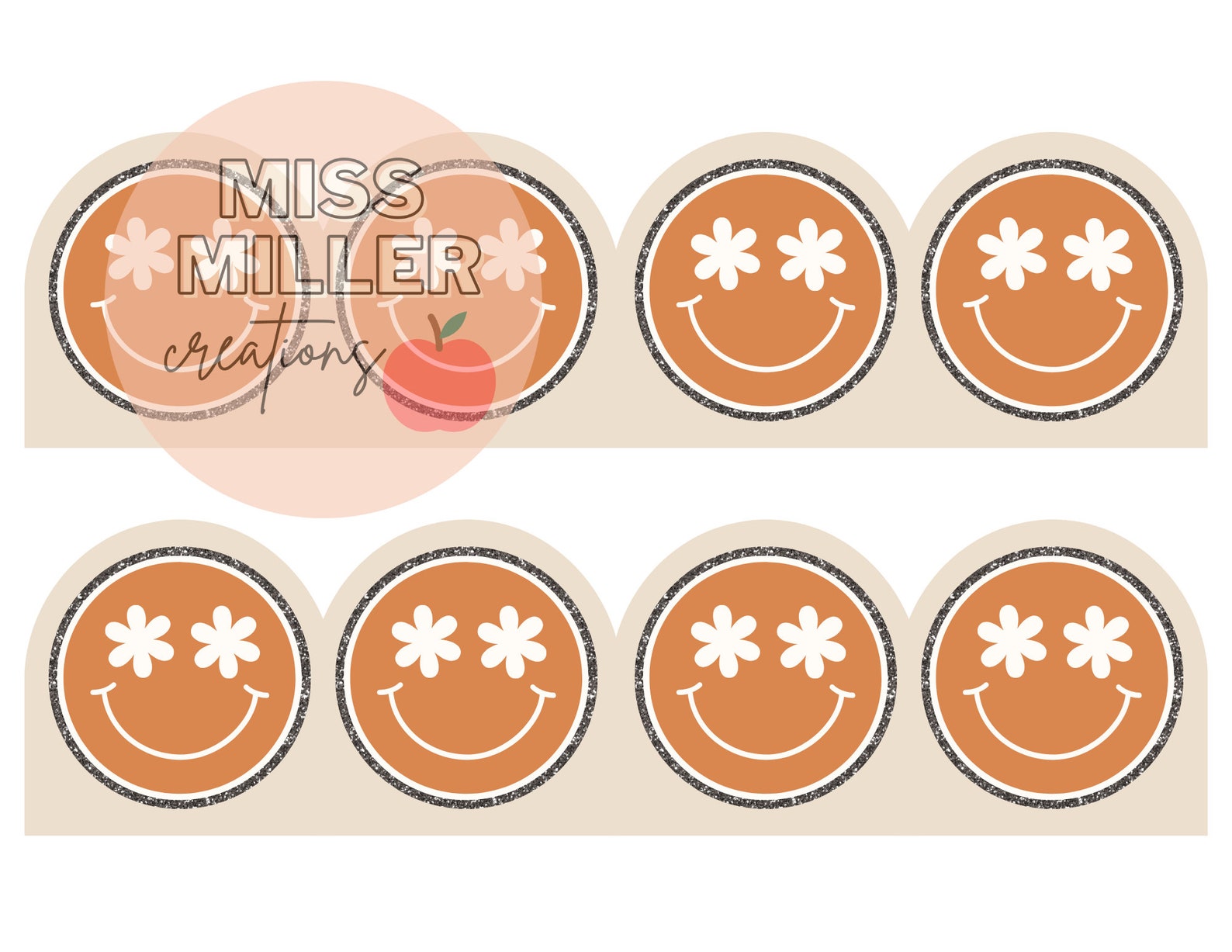 Boho Halloween Bulletin Board Borders - Etsy