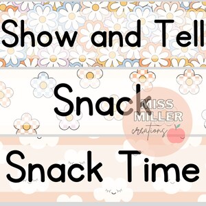 Daisy Dreams Classroom Schedule [editable] - Etsy