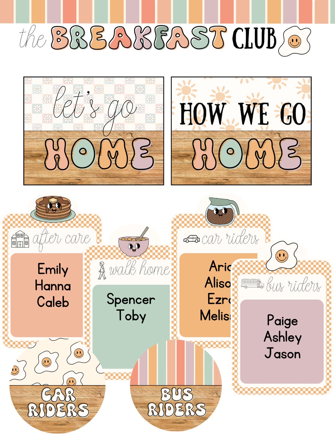 The Breakfast Club Dismissal Chart - Etsy