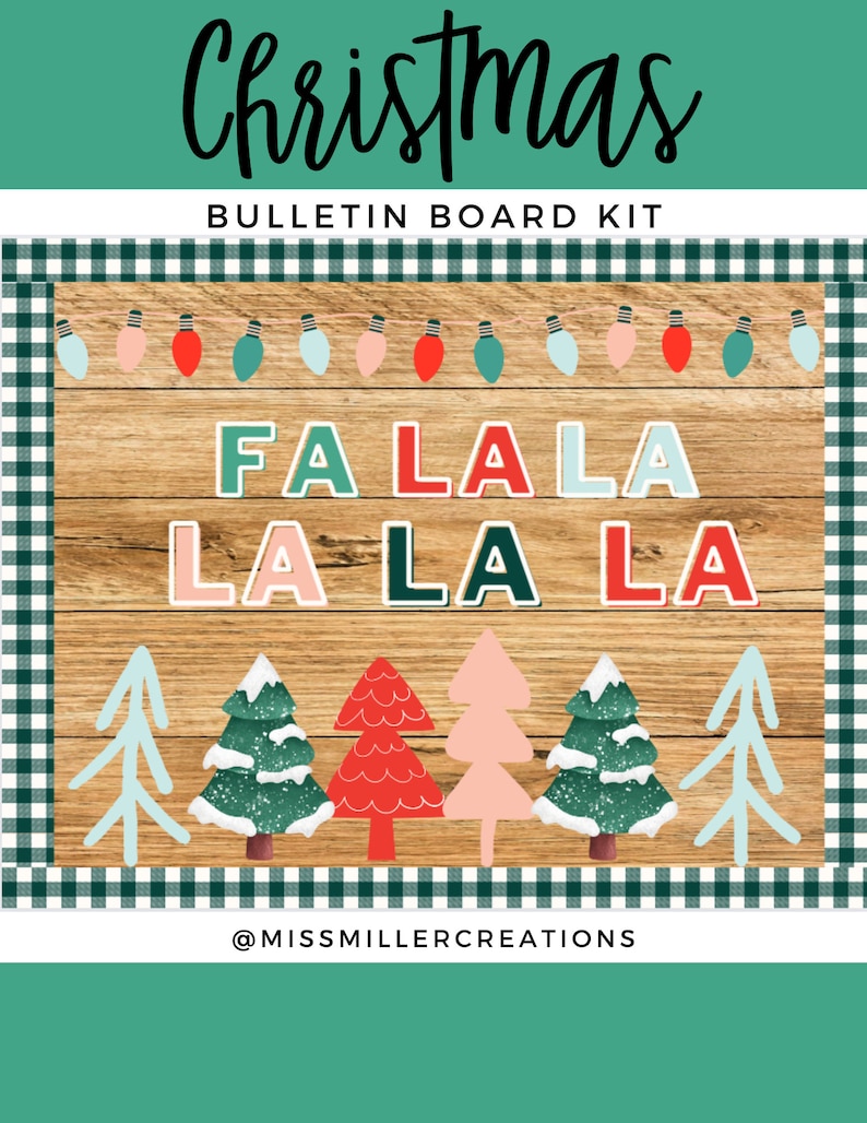 Modern Christmas Classroom Decor Pack V.2 - Etsy