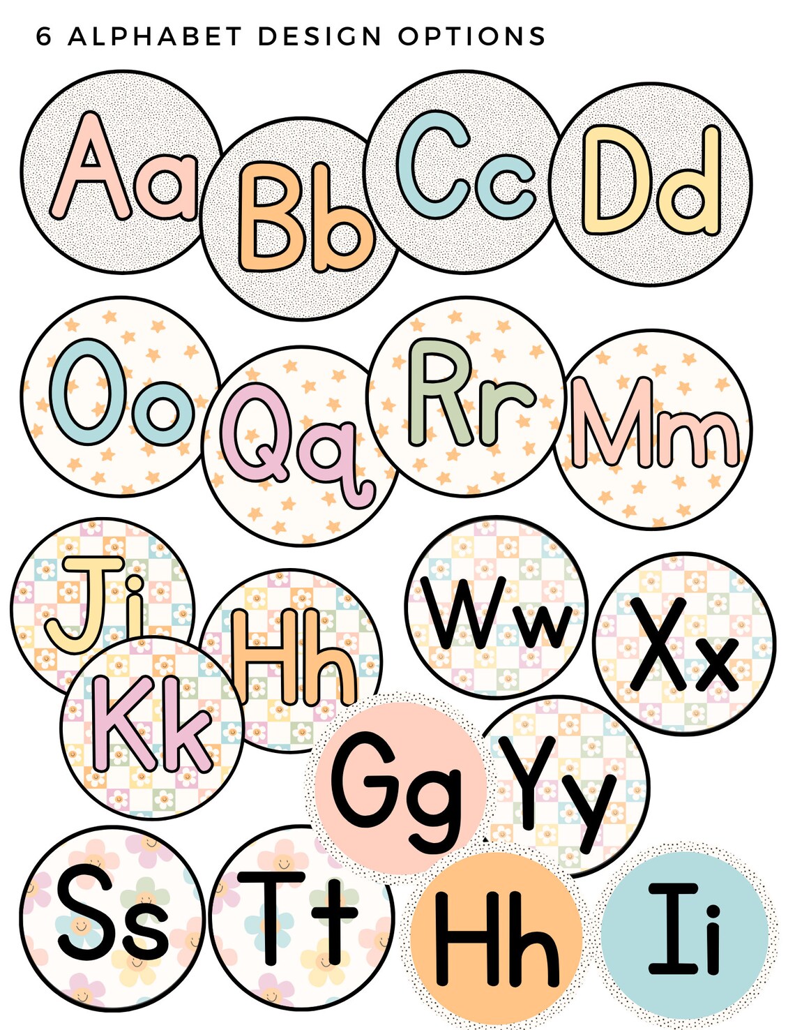 Groovy Pastel Word Wall [editable] - Etsy