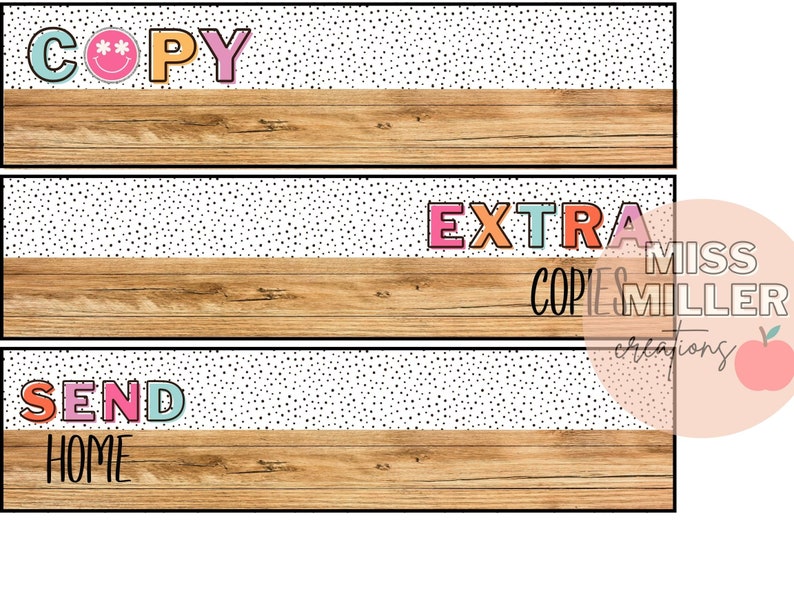 Groovy Glitter 10-drawer Cart Labels - Etsy