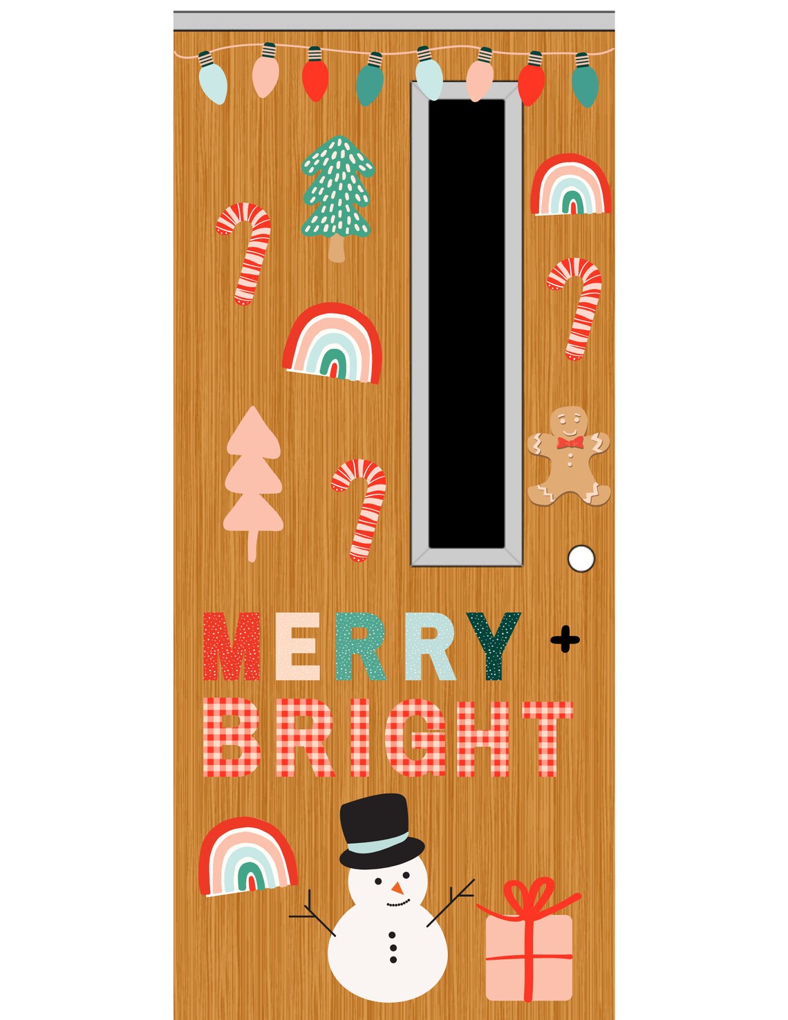 Modern Christmas Classroom Decor Pack V.1 - Etsy