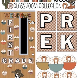 Wild Wild West Complete Classroom Collection [editable] - Etsy