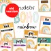 Modern Boho Rainbow Classroom Color Posters - Etsy