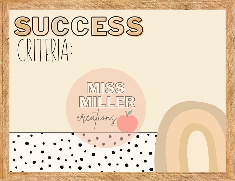 Neutral Boho Rainbow Miscellaneous Posters - Etsy