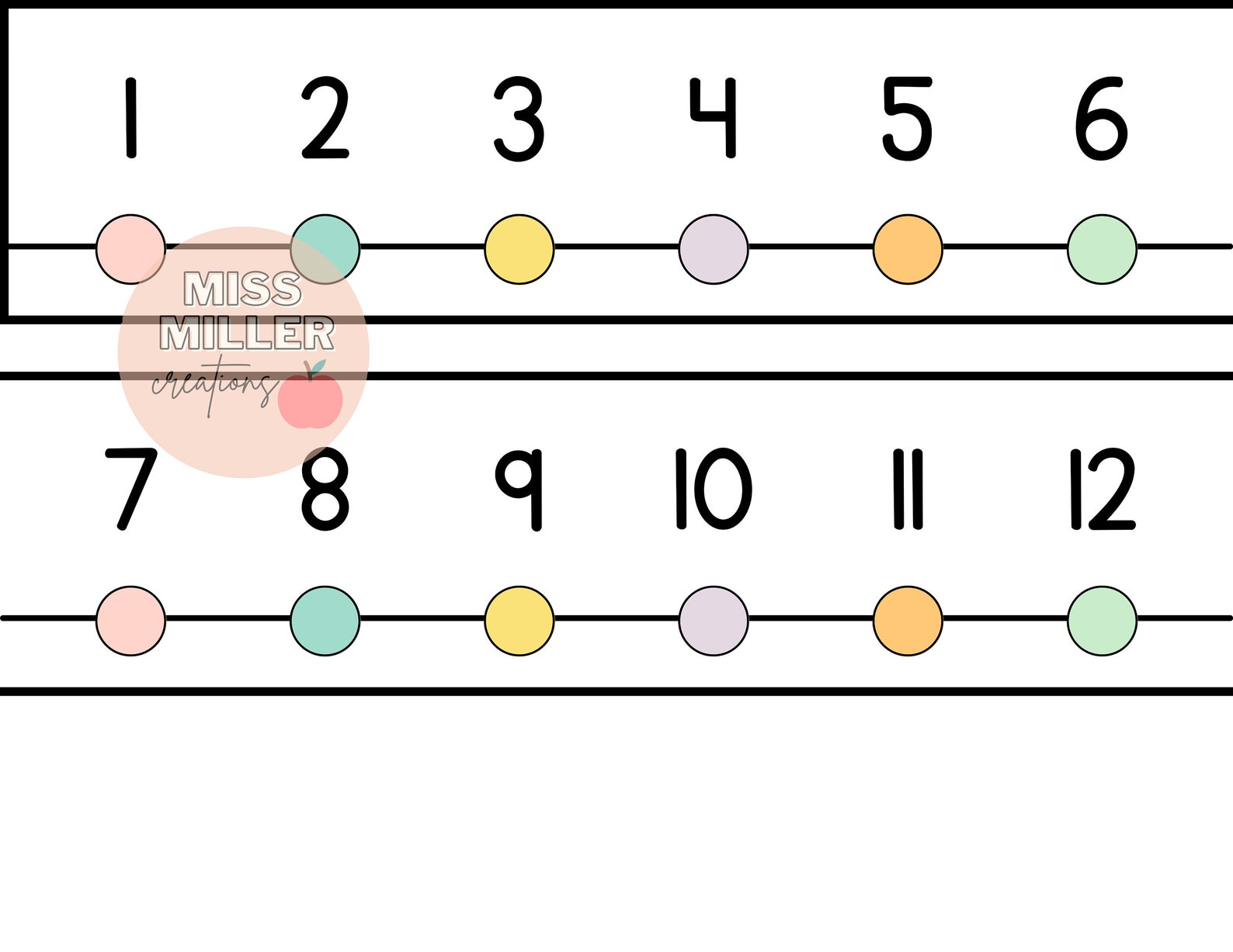 Pastel Boho Rainbow Math Classroom Displays - Etsy