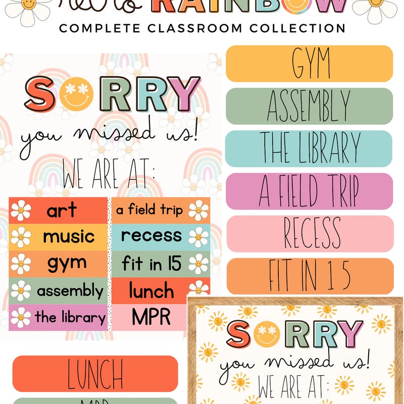 Classroom Door Signs - Etsy
