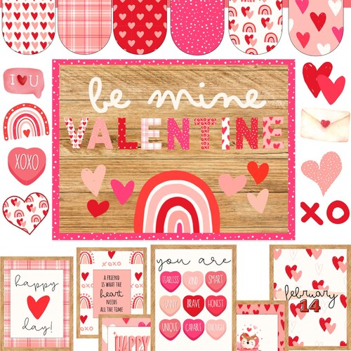 Valentine's Day Classroom Decor Collection - Etsy
