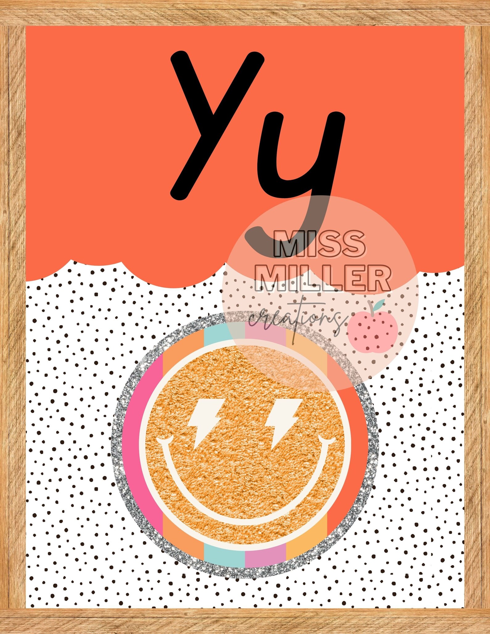 Groovy Glitter Classroom Alphabet - Etsy