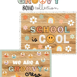 Groovy Boho Complete Classroom Collection [editable] - Etsy