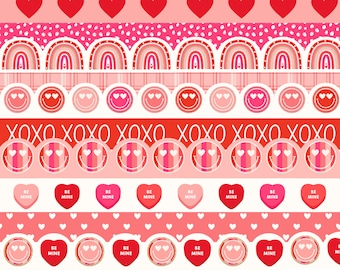 Valentine Bulletin Board Valentines Day Bulletin Board Border No Prep ...