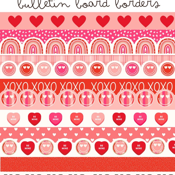 Valentines Borders - Etsy