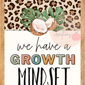 Boho Tropics Classroom Decor Posters - Etsy