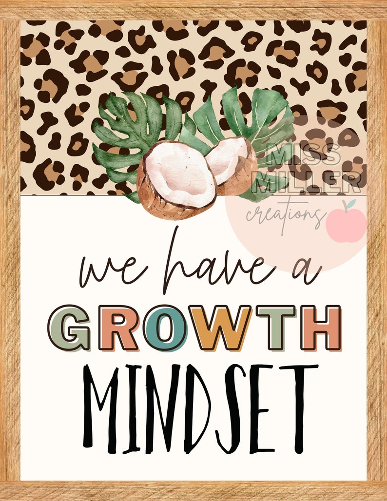 Boho Tropics Classroom Decor Posters - Etsy