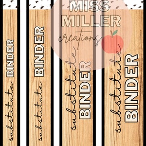 Modern Boho Rainbow Binder Covers [editable] - Etsy