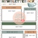 Winter Newsletter Template [editable] - Etsy