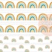 Modern Boho Rainbow Bulletin Board Borders Pack - Etsy