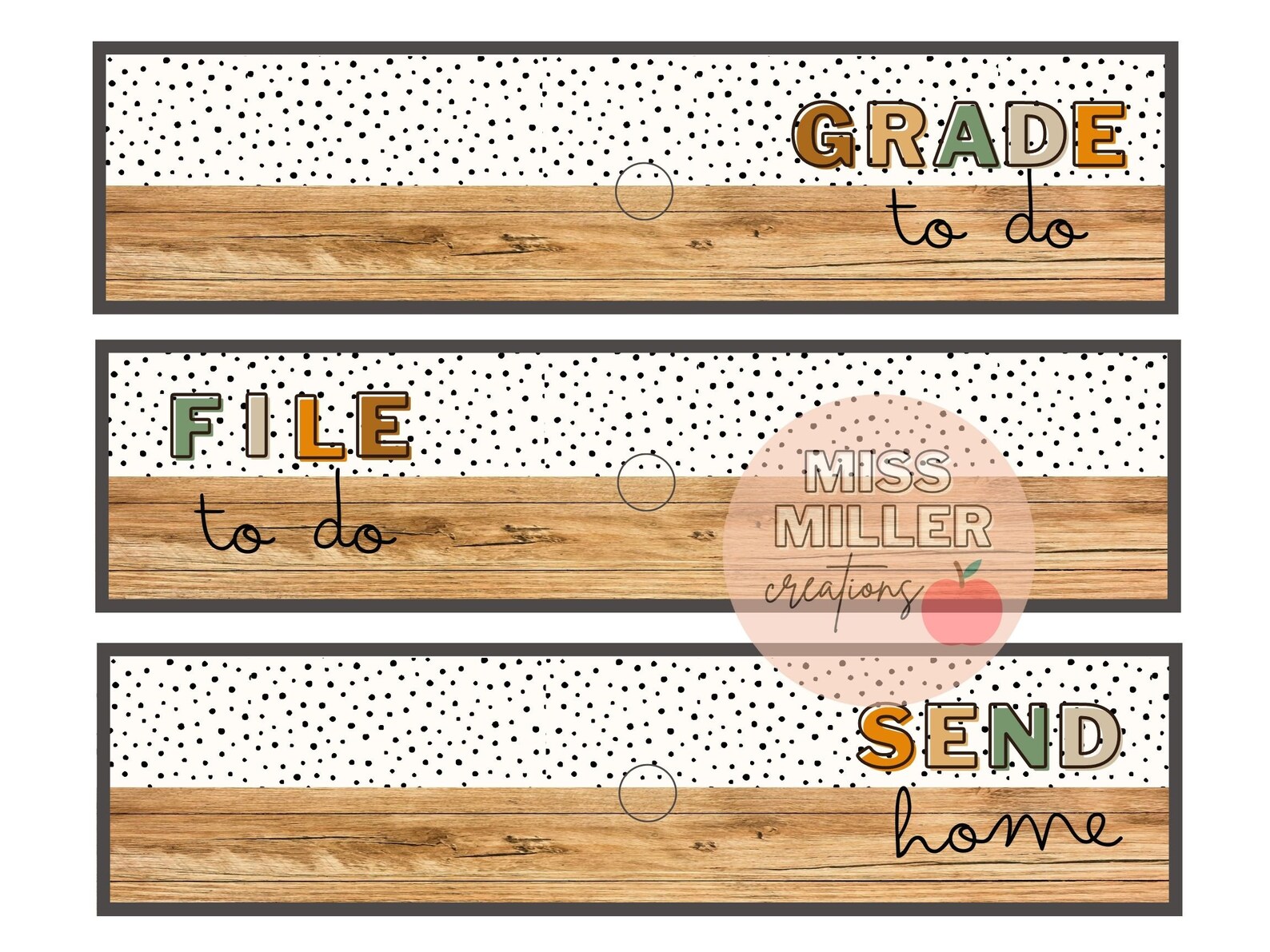 Woodland 10-drawer/trolley Cart Labels editable - Etsy