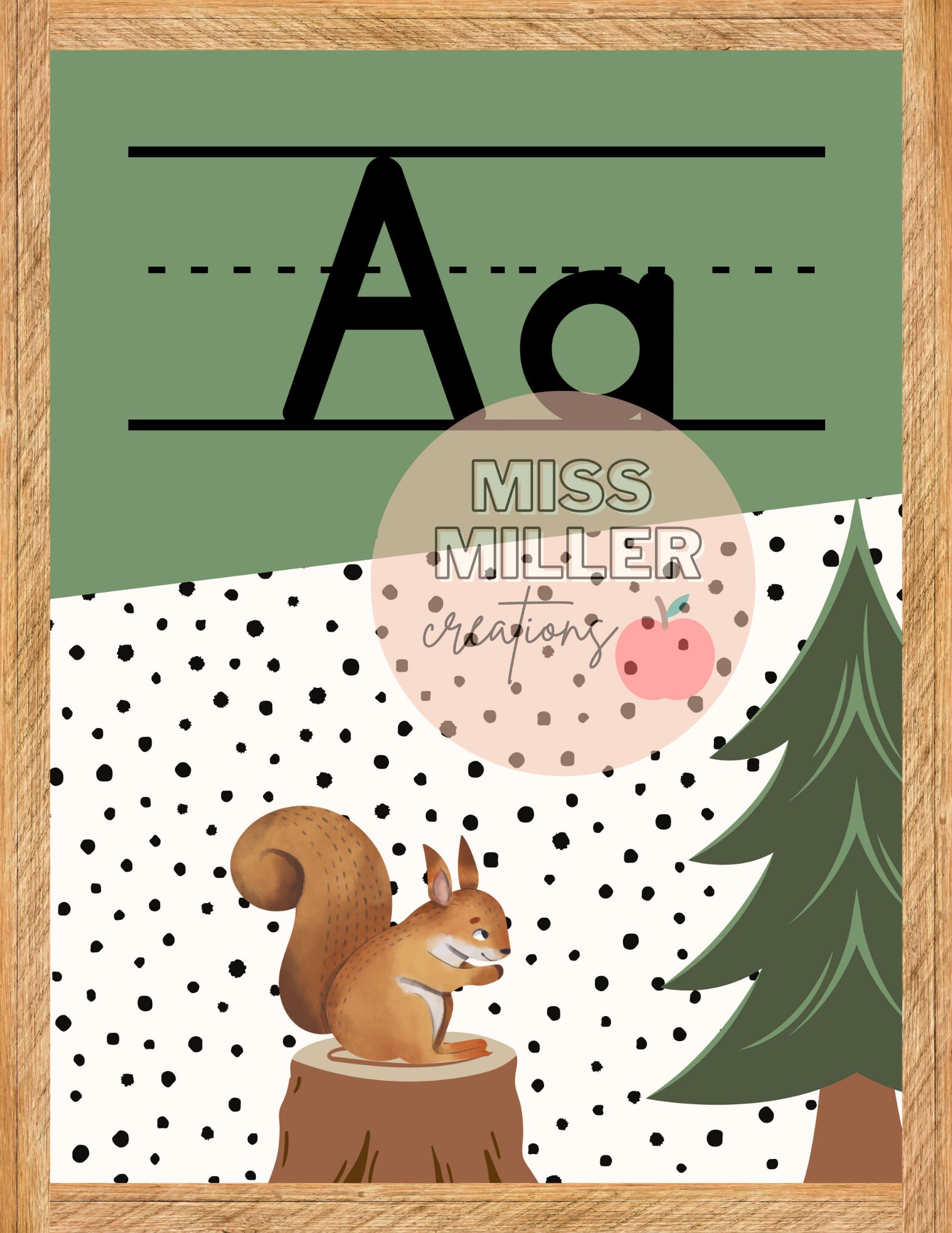 Woodland Classroom Alphabet Posters - Etsy Canada