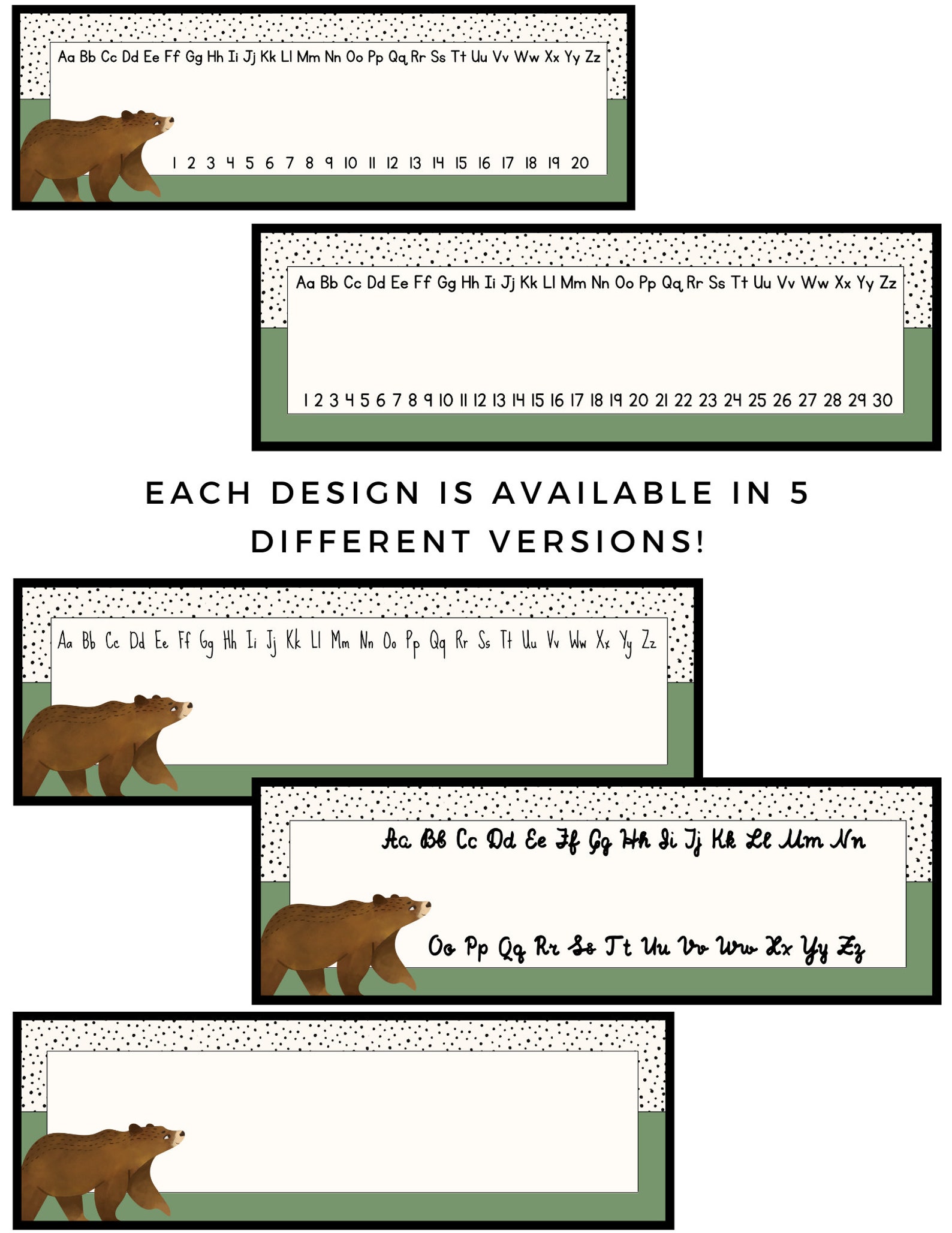 Woodland Desk Plates/name Tags editable - Etsy