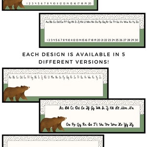 Woodland Desk Plates/name Tags [editable] - Etsy