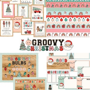 Groovy Seasonal YEARLONG Classroom Decor Bundle - Etsy